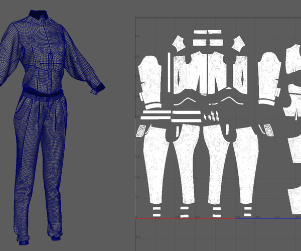 ArtStation - Cloth Outfit - A - SIMULATED | Resources