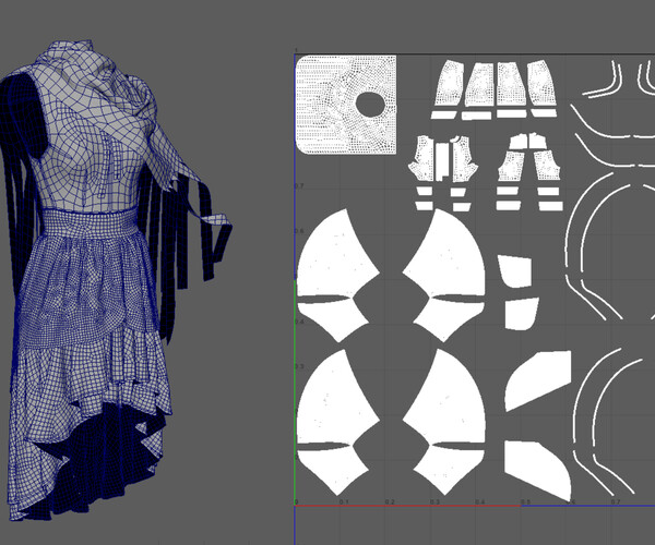 ArtStation - Cloth Outfit - E - SIMULATED | Resources