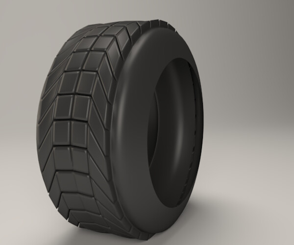 ArtStation - Car tire 3D model Low-poly 3D model | Resources