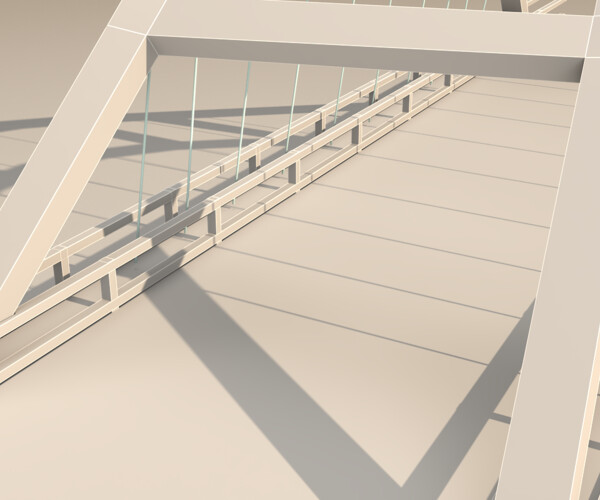 ArtStation - bridge Low-poly 3D model | Resources