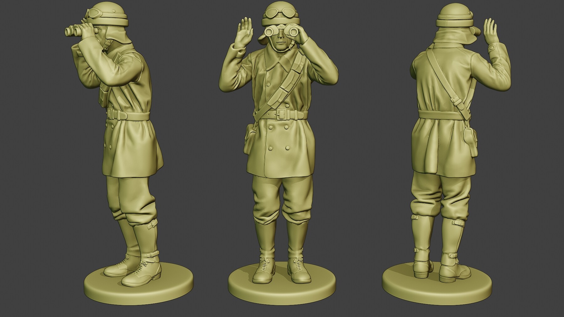 ArtStation - Italian Tank Crew ww2 ITCU1 Pack 1 | Resources
