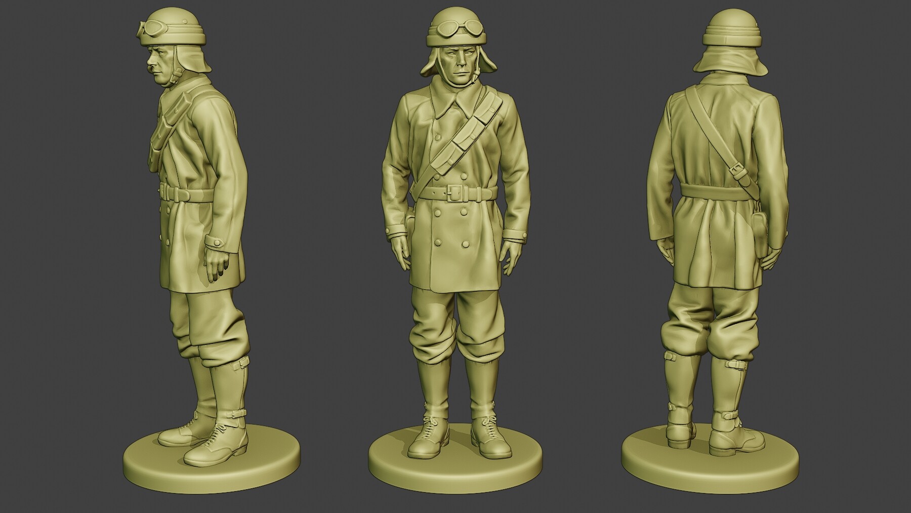ArtStation - Italian Tank Crew ww2 ITCU1 Pack 1 | Resources