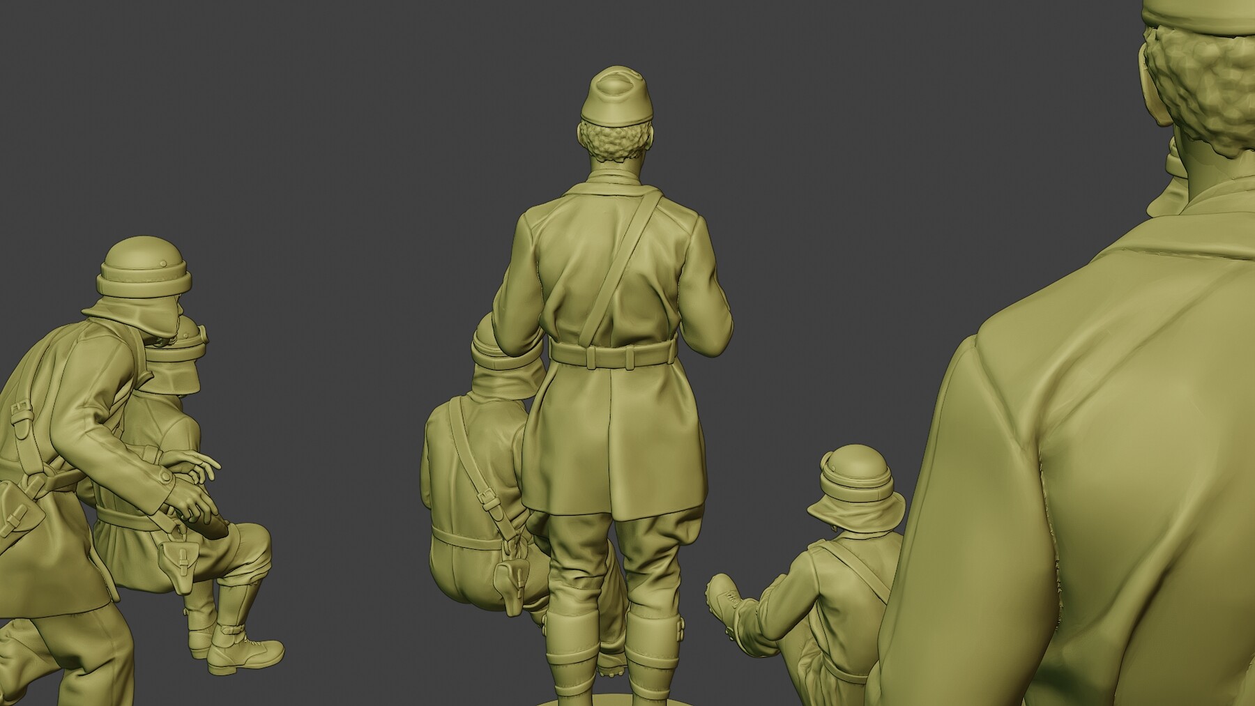 ArtStation - Italian Tank Crew ww2 ITCU1 Pack 1 | Resources