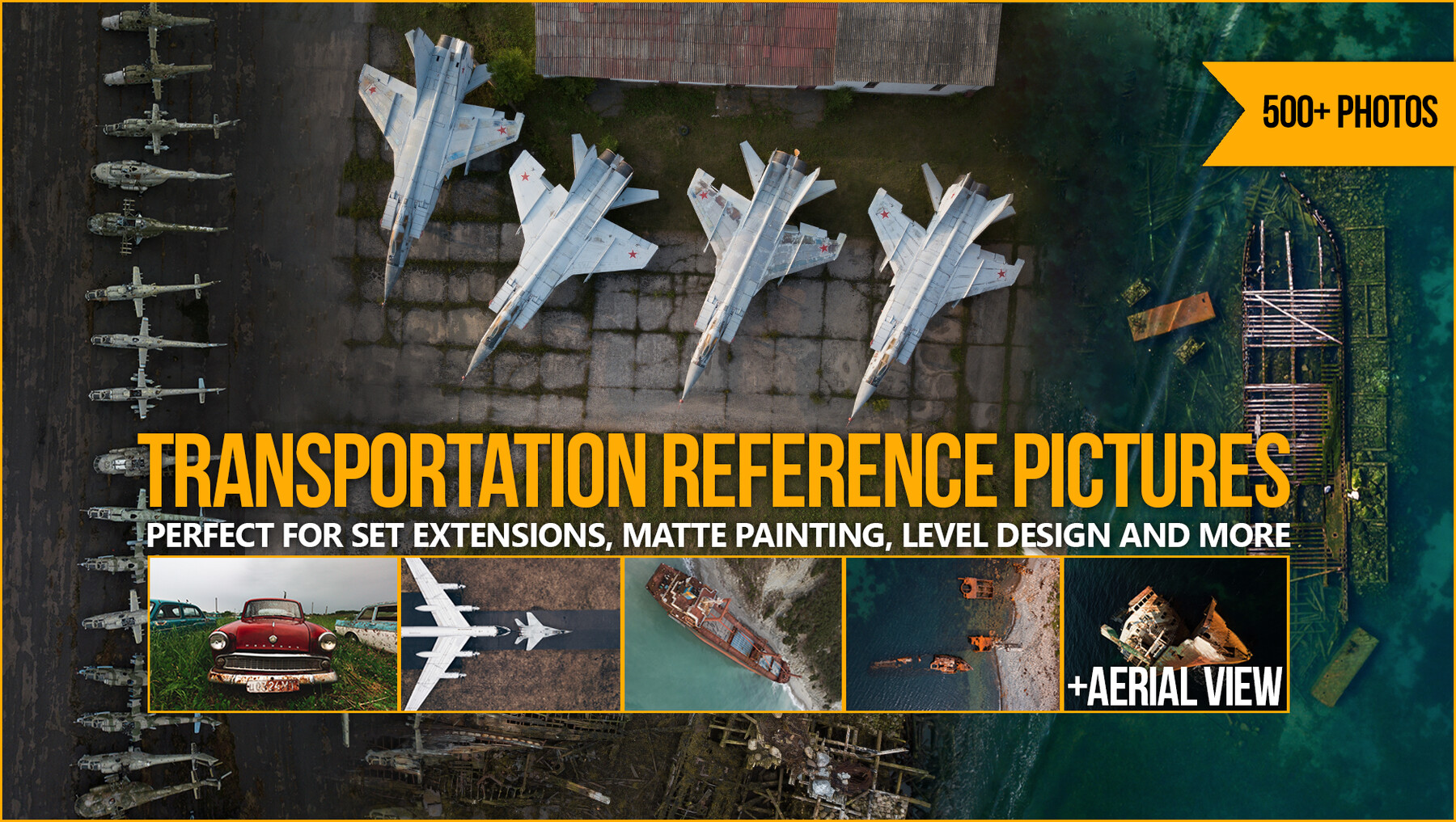Grafit Studio - 400+ Transportation Reference Pictures (+Aerial view)