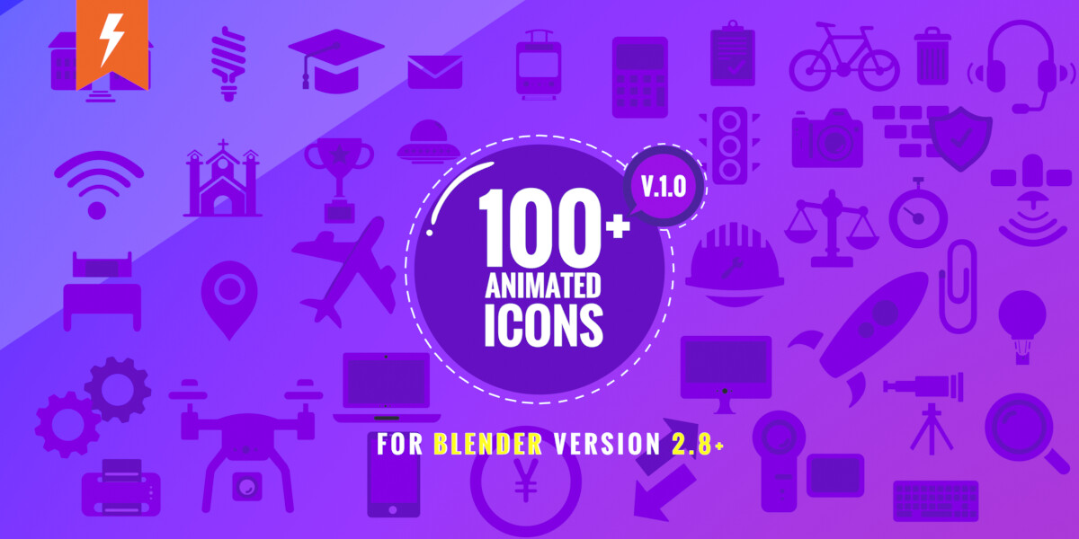 Hadassah Daniels - 100+ Animated Icons for Blender | Motion Graphics