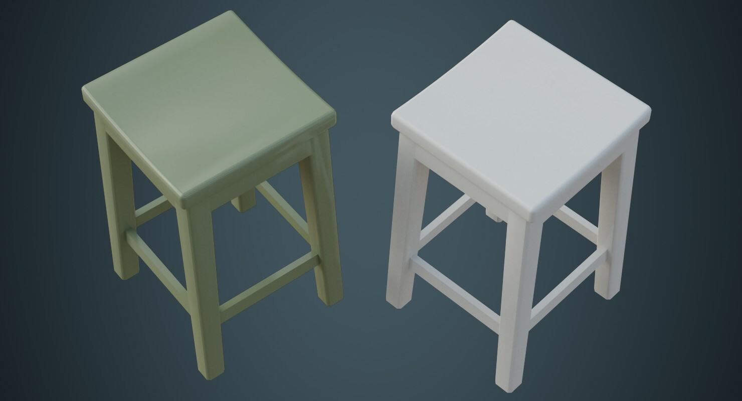 ArtStation - Stool 1C | Game Assets