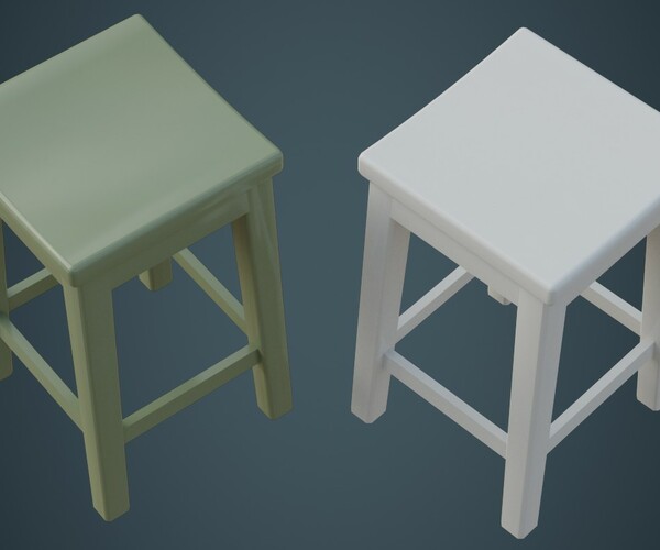 ArtStation - Stool 1C | Game Assets