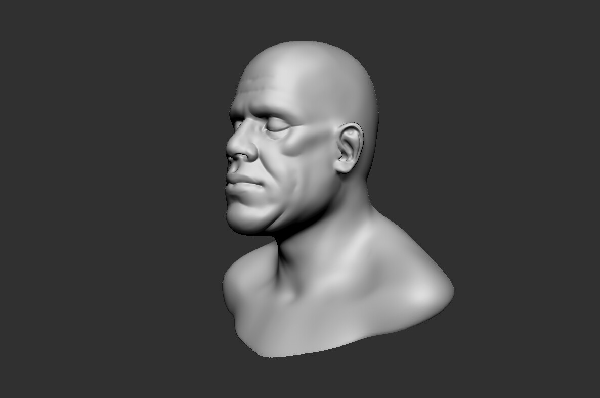 ArtStation - Male Head Bust Basemesh | Resources
