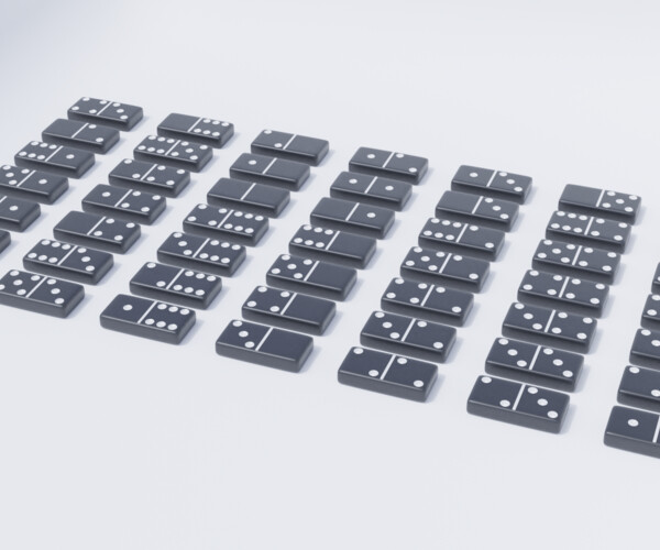 ArtStation - Domino Tile Collection | Game Assets