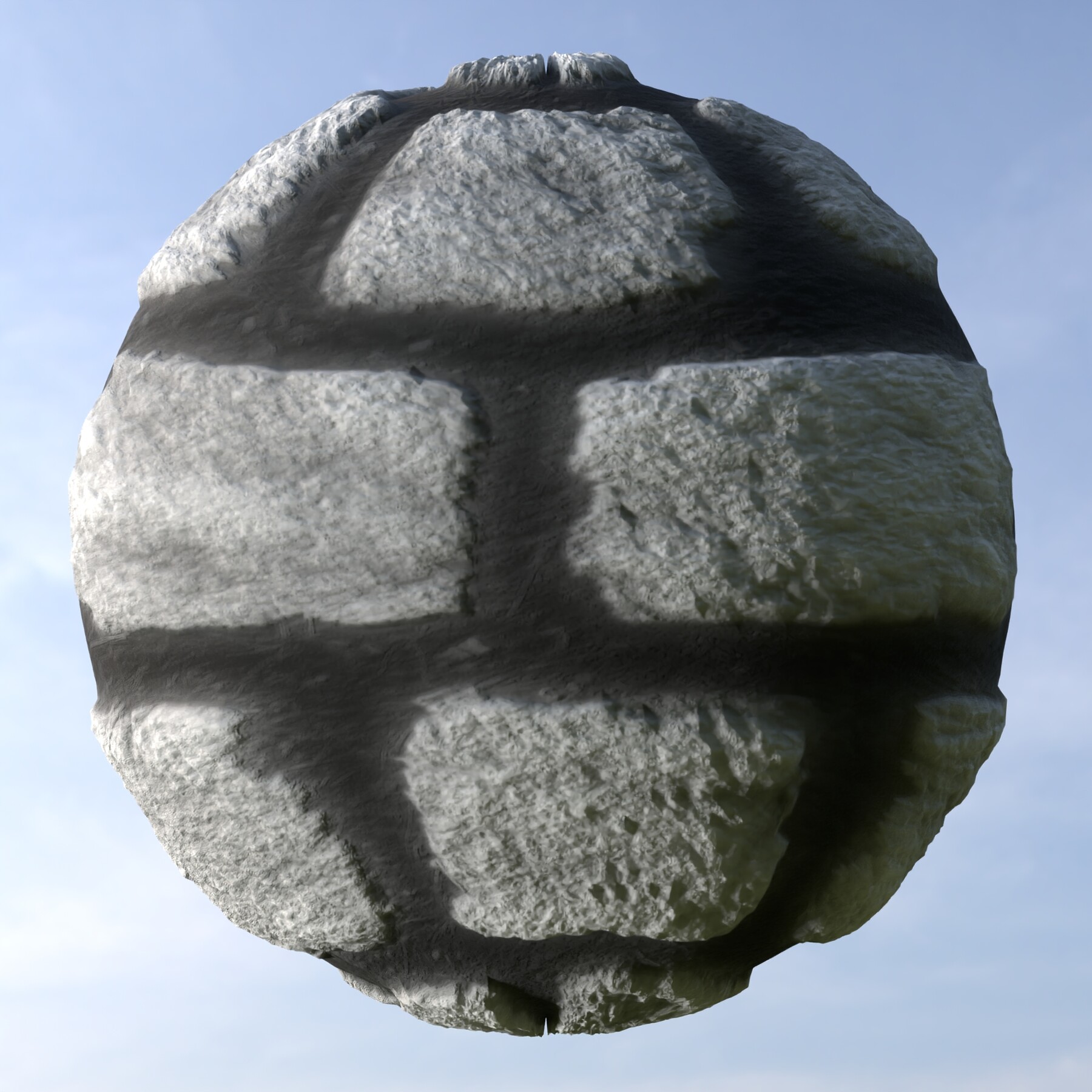 ArtStation - Stone Ground 7 PBR Material | Game Assets