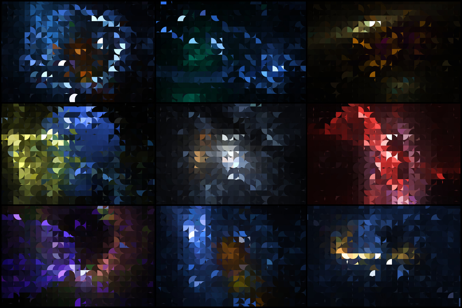 ArtStation - 30 Avant Garde Mosaic Backgrounds - Vol.2 | Artworks