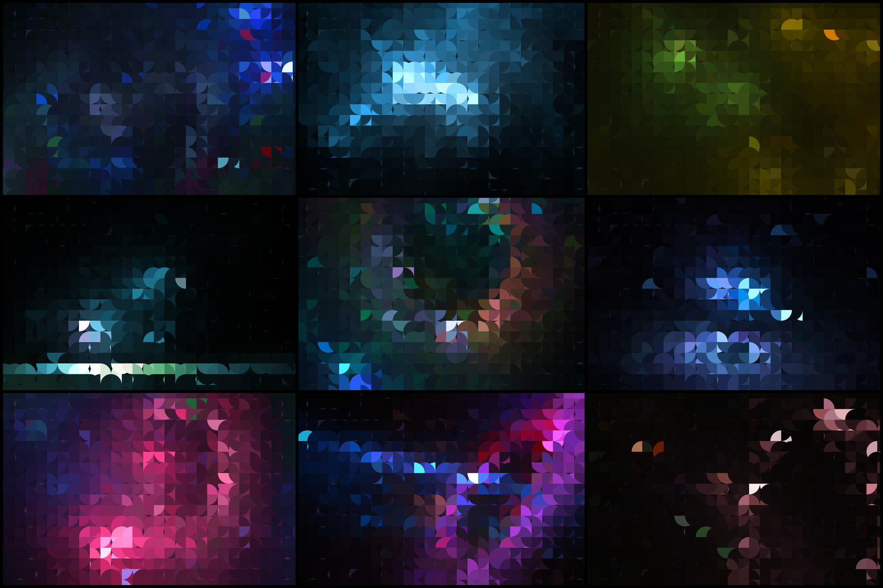 ArtStation - 30 Avant Garde Mosaic Backgrounds - Vol.2 | Artworks