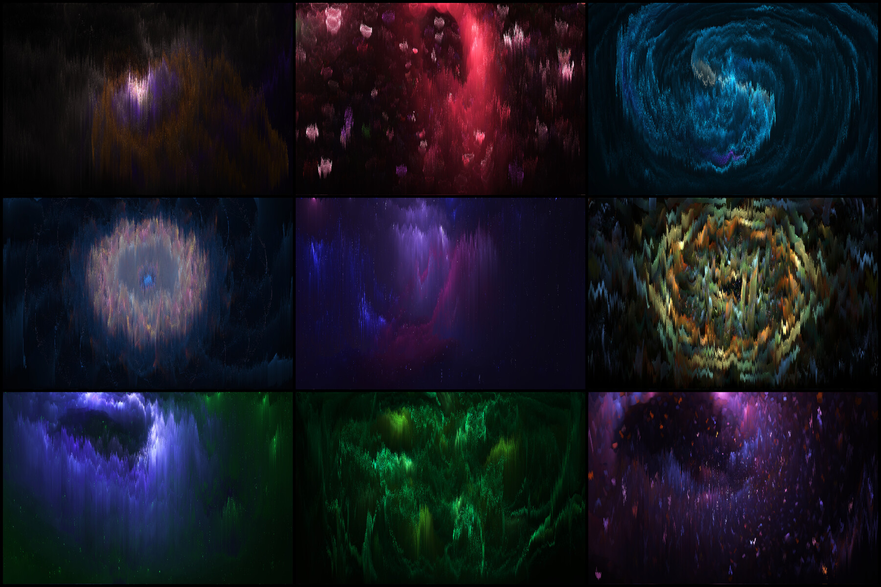 ArtStation - 30 Pixel Sorting Backgrounds - Vol. 6 | Artworks