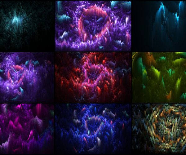 ArtStation - 30 Pixel Sorting Backgrounds - Vol. 6 | Artworks