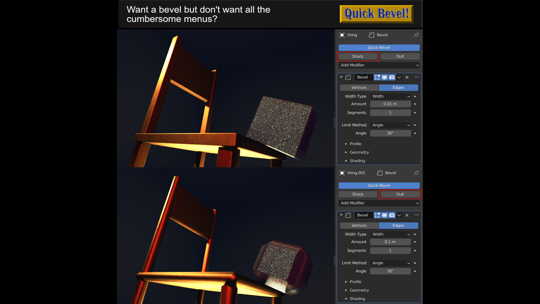 ArtStation - Quick Bevel | Resources