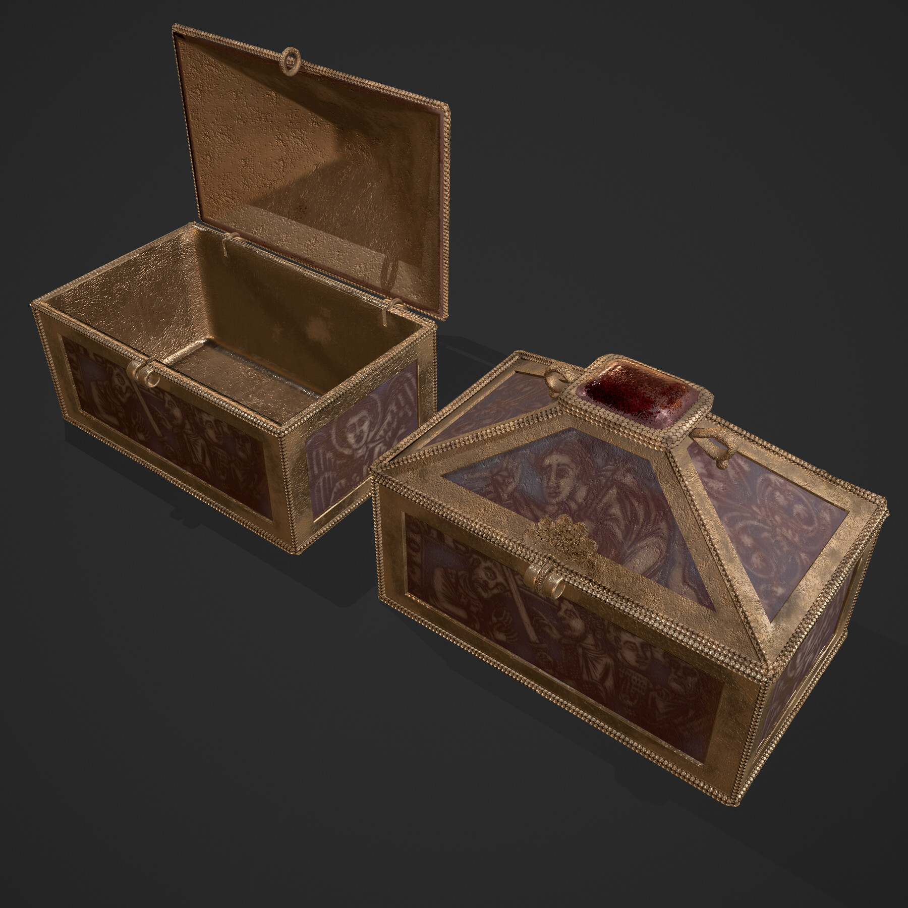 ArtStation - Medieval Charm Box | Game Assets