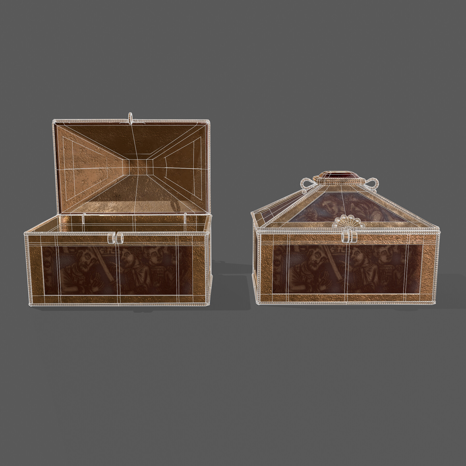 ArtStation - Medieval Charm Box | Game Assets