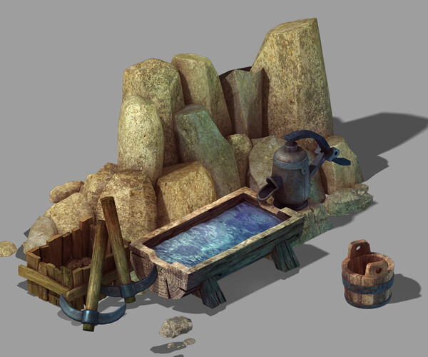 ArtStation - Plumbing Drain Water - Well 06 | Game Assets