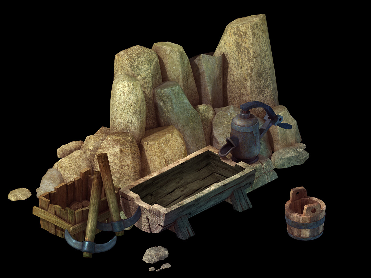 ArtStation - Plumbing Drain Water - Well 06 | Game Assets