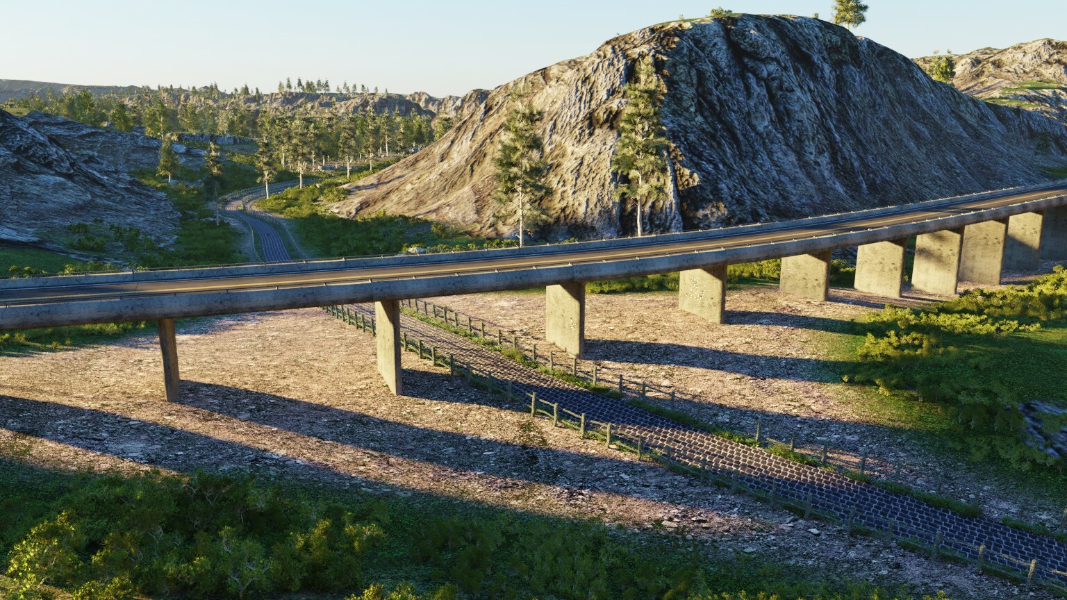 ArtStation - Roads and paths in Blender | Resources
