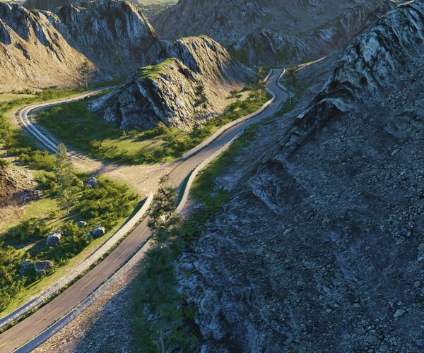 ArtStation - Roads and paths in Blender | Resources