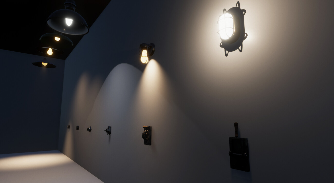ArtStation - Breakable Lamps | Models & Unity scripts | Game Assets
