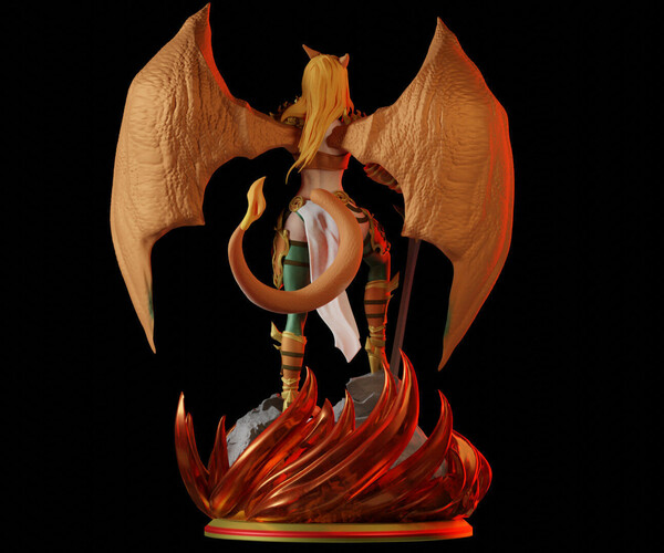 ArtStation - Charizard Waifu STL | Resources