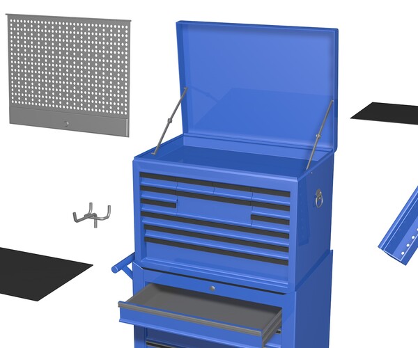 ArtStation - Workshop Tool Storage Cupboard | Resources