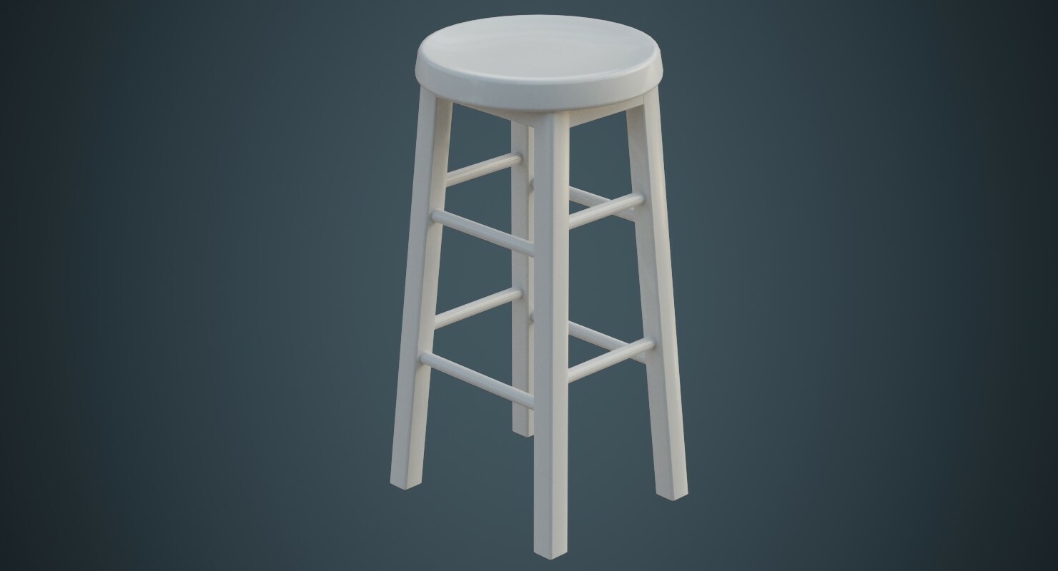 ArtStation - Stool 2C | Game Assets