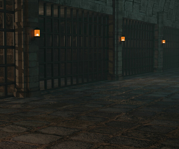 ArtStation - medieval prison | Game Assets