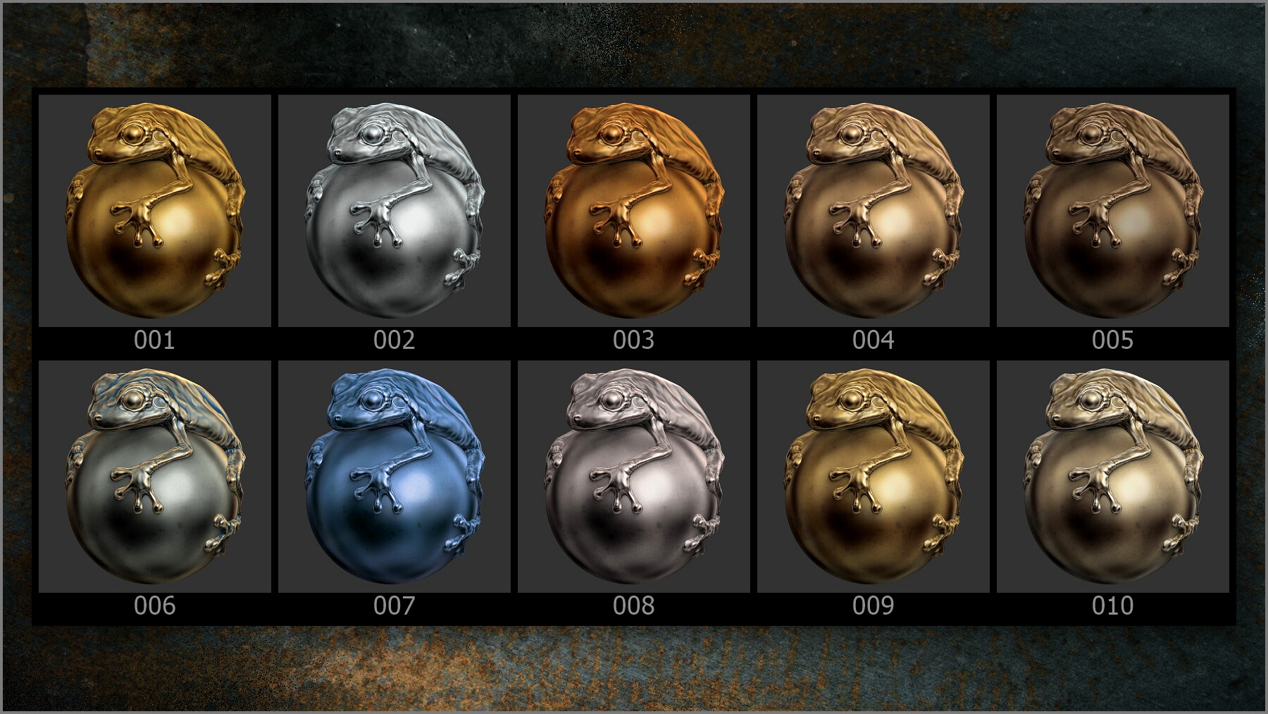 ArtStation - Matcaps Megapack: 100 Metals For ZBrush | Resources