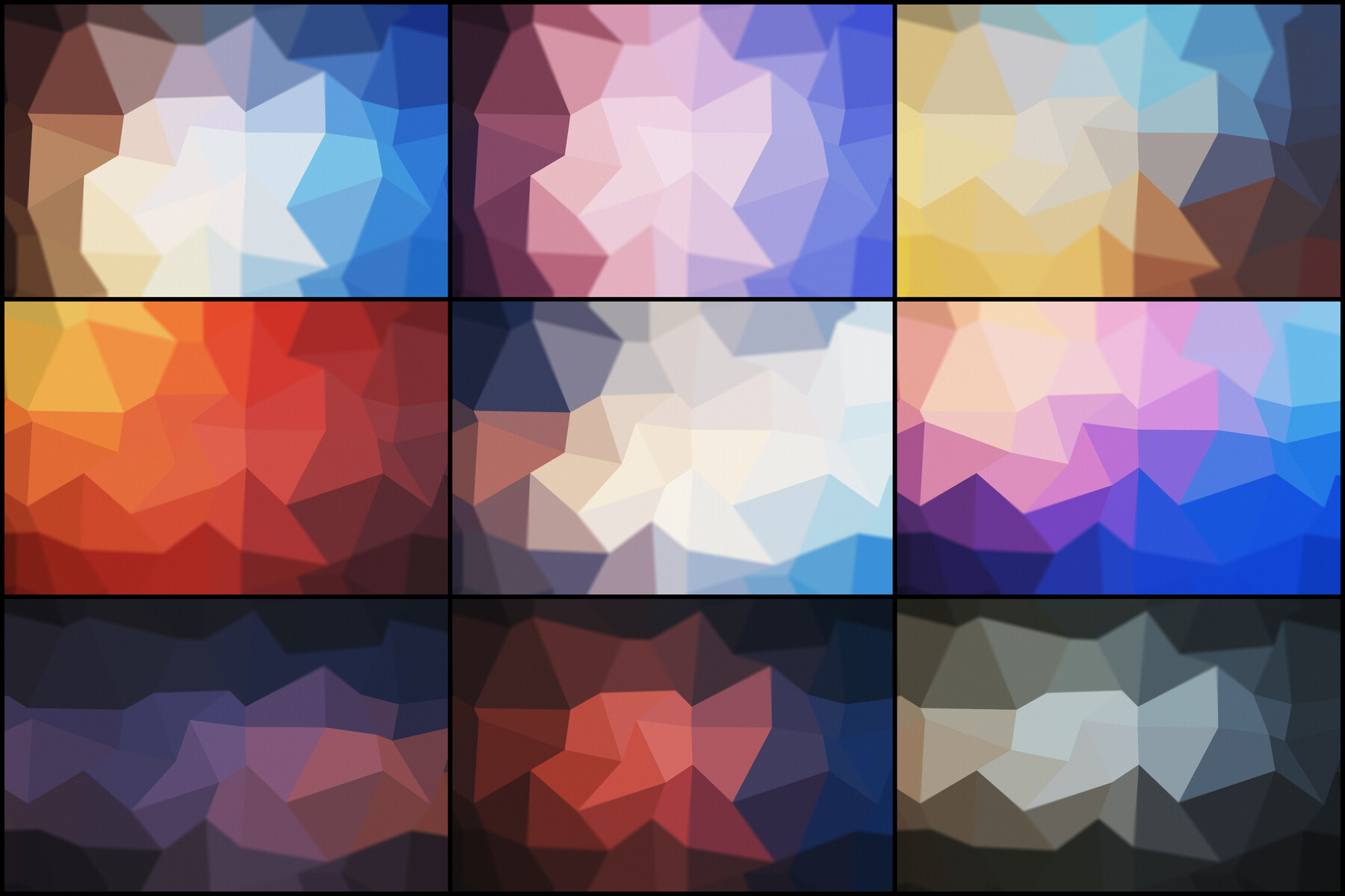 ArtStation - 30 Realistic Polygon Backgrounds | Artworks