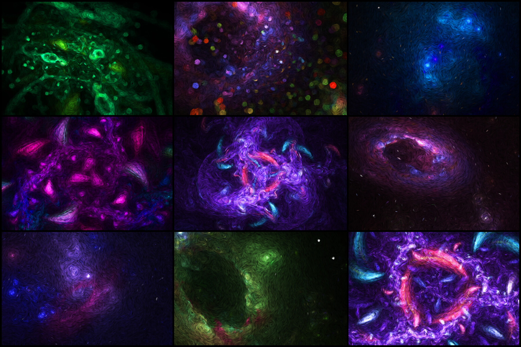 ArtStation - 30 Van Gogh Space Backgrounds - Vol. 7 | Artworks