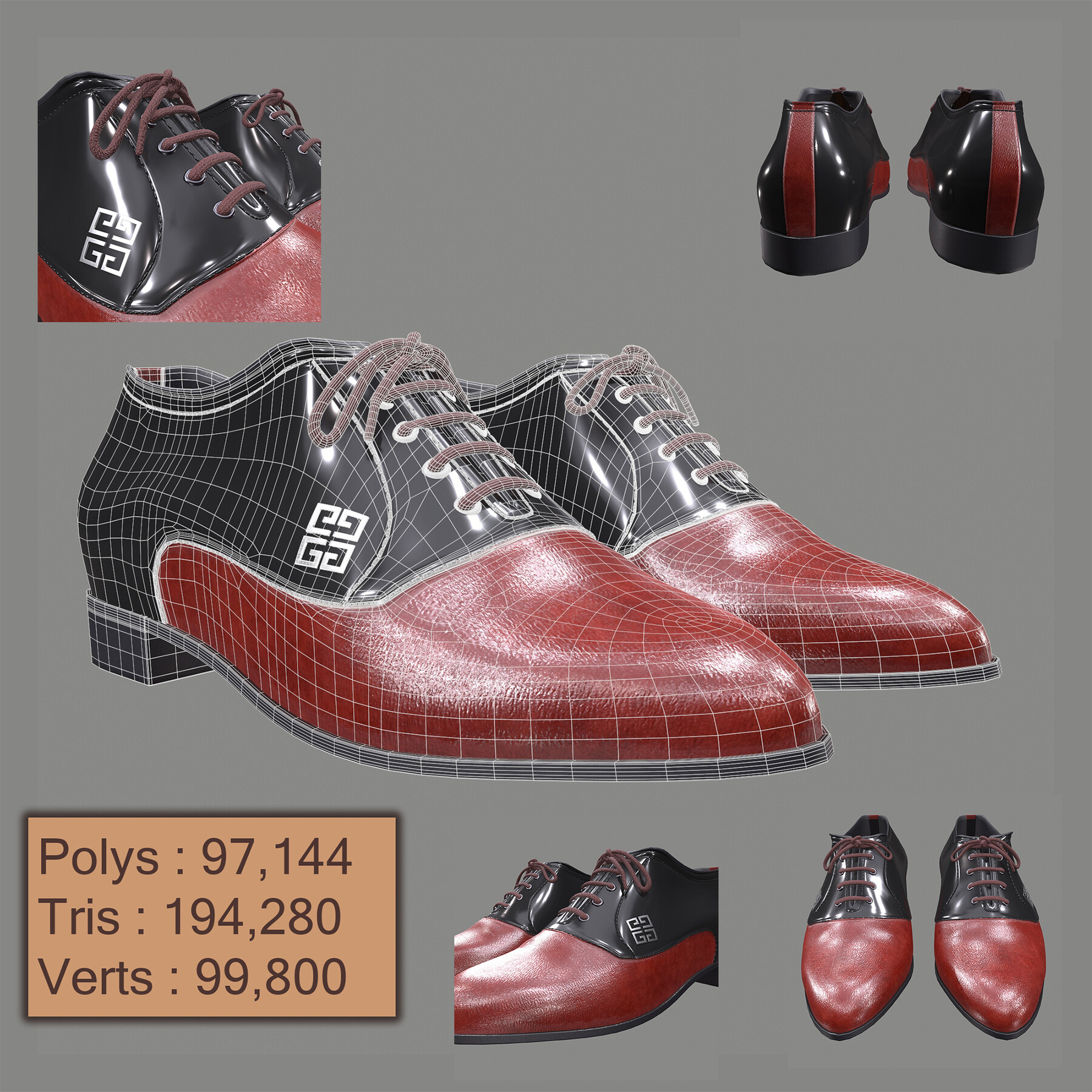 ArtStation - 25 Models Of Womens And Mens Shoes | Game Assets