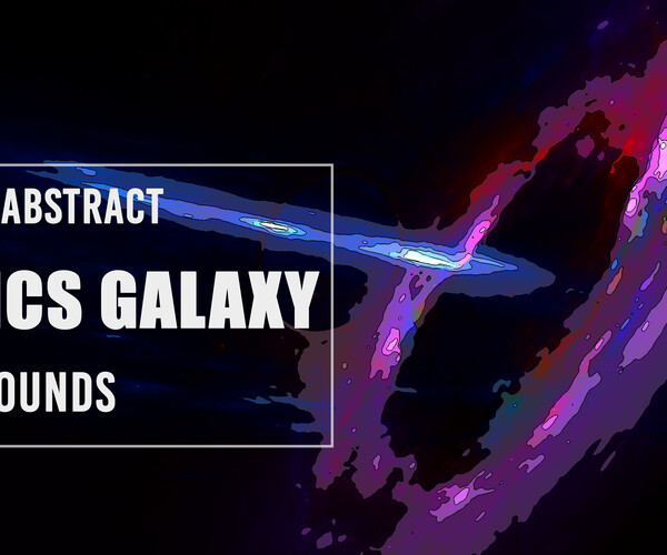 ArtStation - 40 Abstract Comics Galaxy Backgrounds | Artworks
