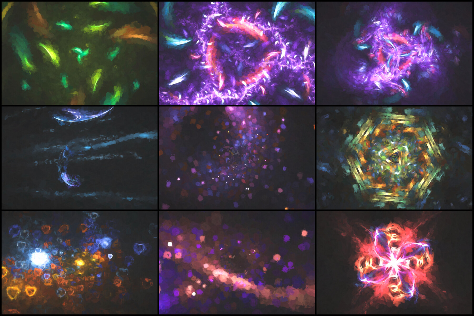 ArtStation - 40 Monet Style Space Backgrounds | Artworks