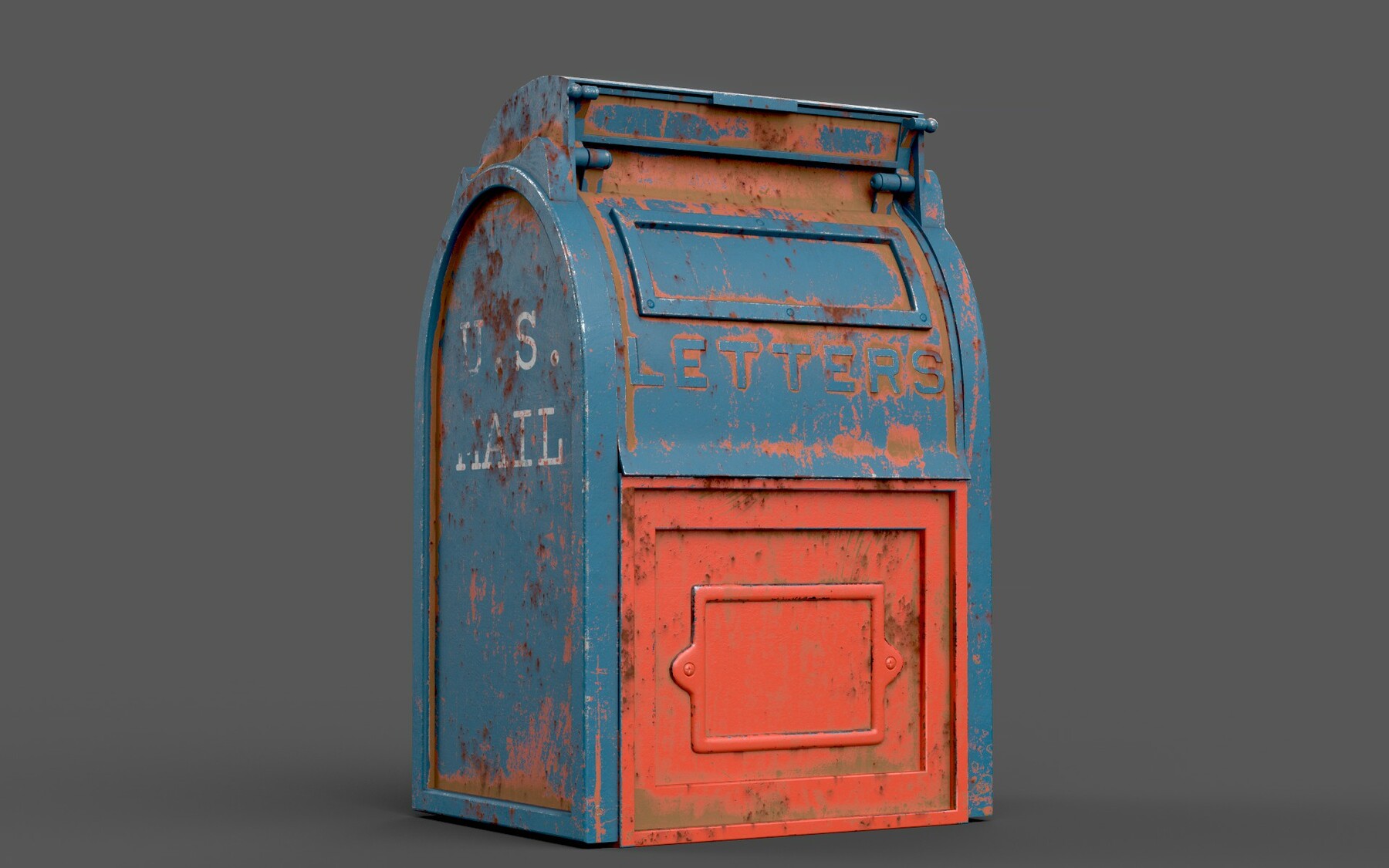 ArtStation - Mailbox Low-poly 3D model | Game Assets