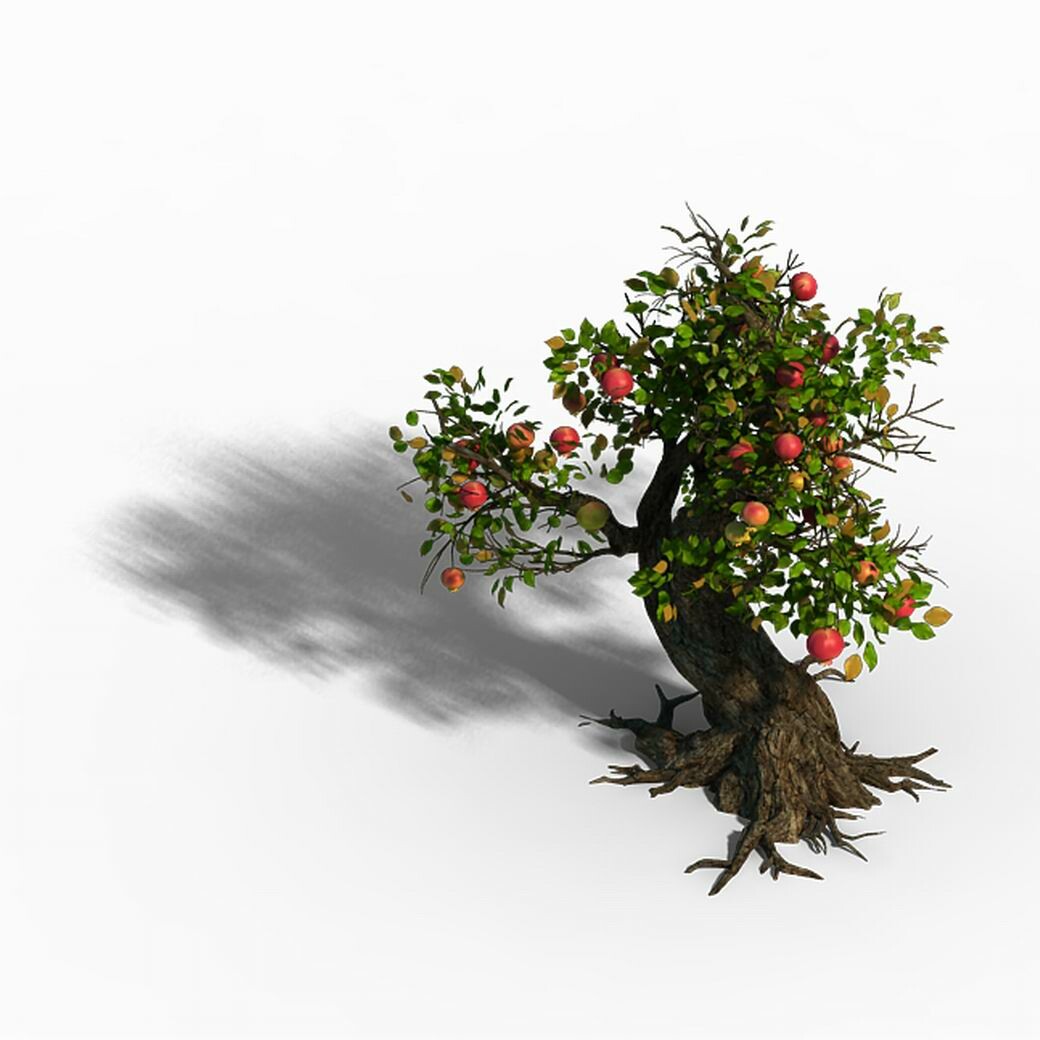 ArtStation - Grass Temple Village - Tree 02 | Resources