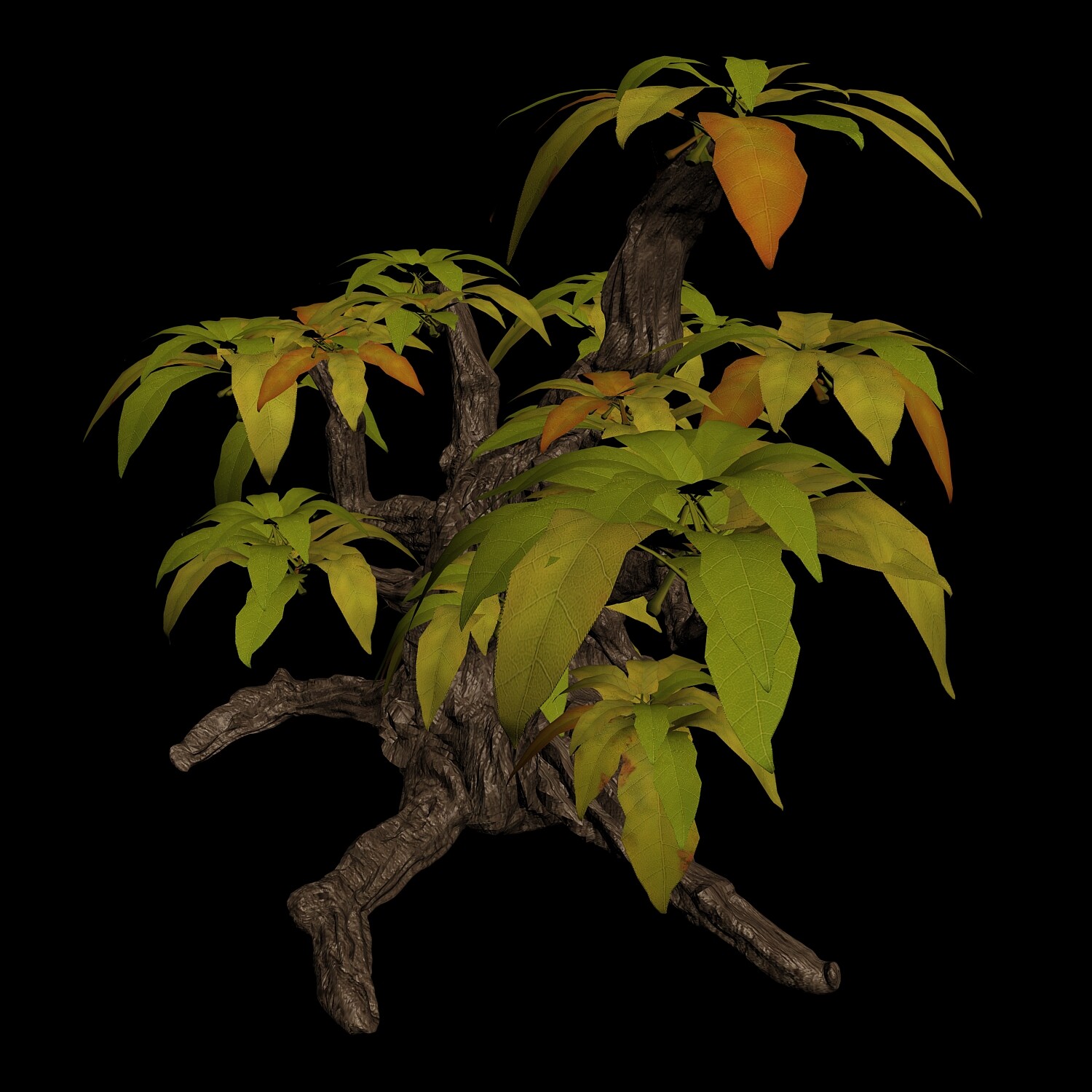 ArtStation - Grass Temple Village - shrubs 01 | Resources