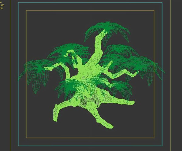 ArtStation - Grass Temple Village - shrubs 01 | Resources