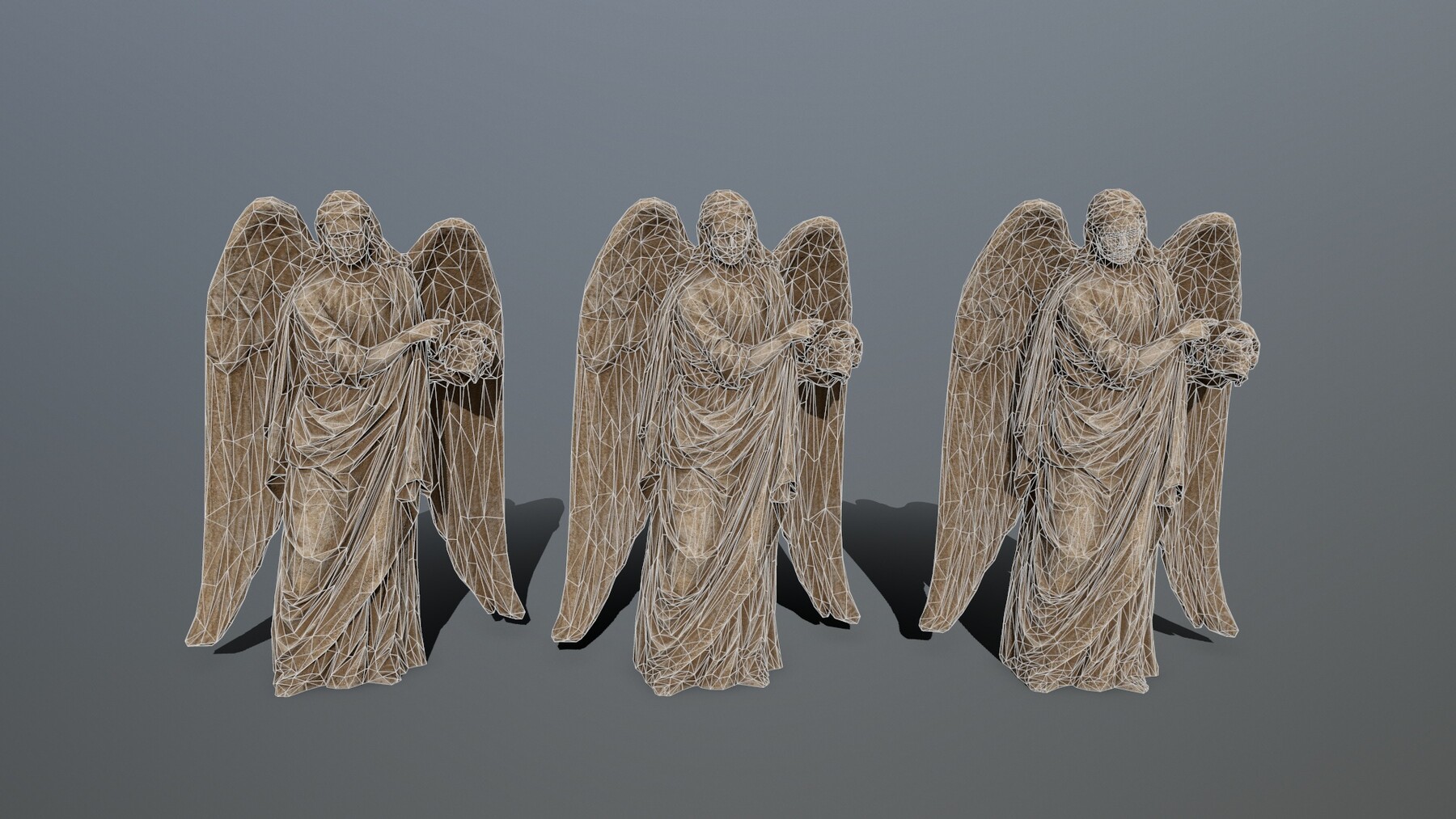 ArtStation - angel statue 3 | Game Assets