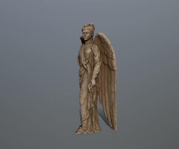 ArtStation - angel statue | Game Assets