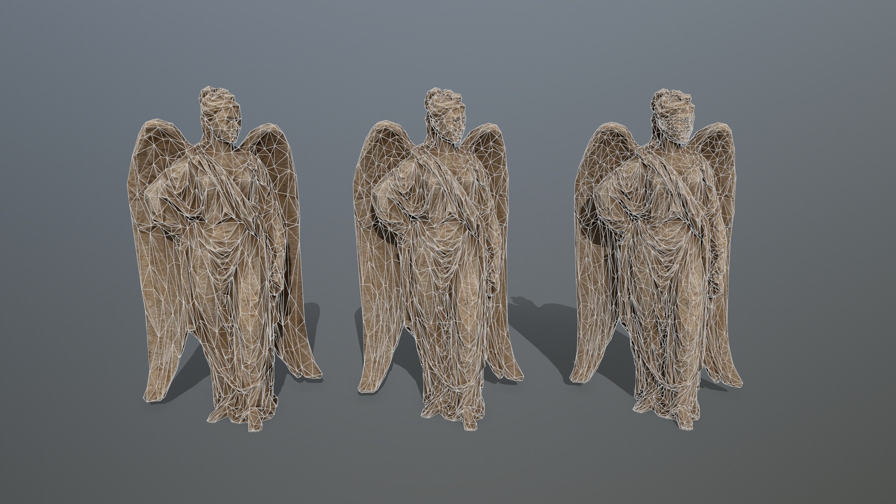 ArtStation - angel statue | Game Assets