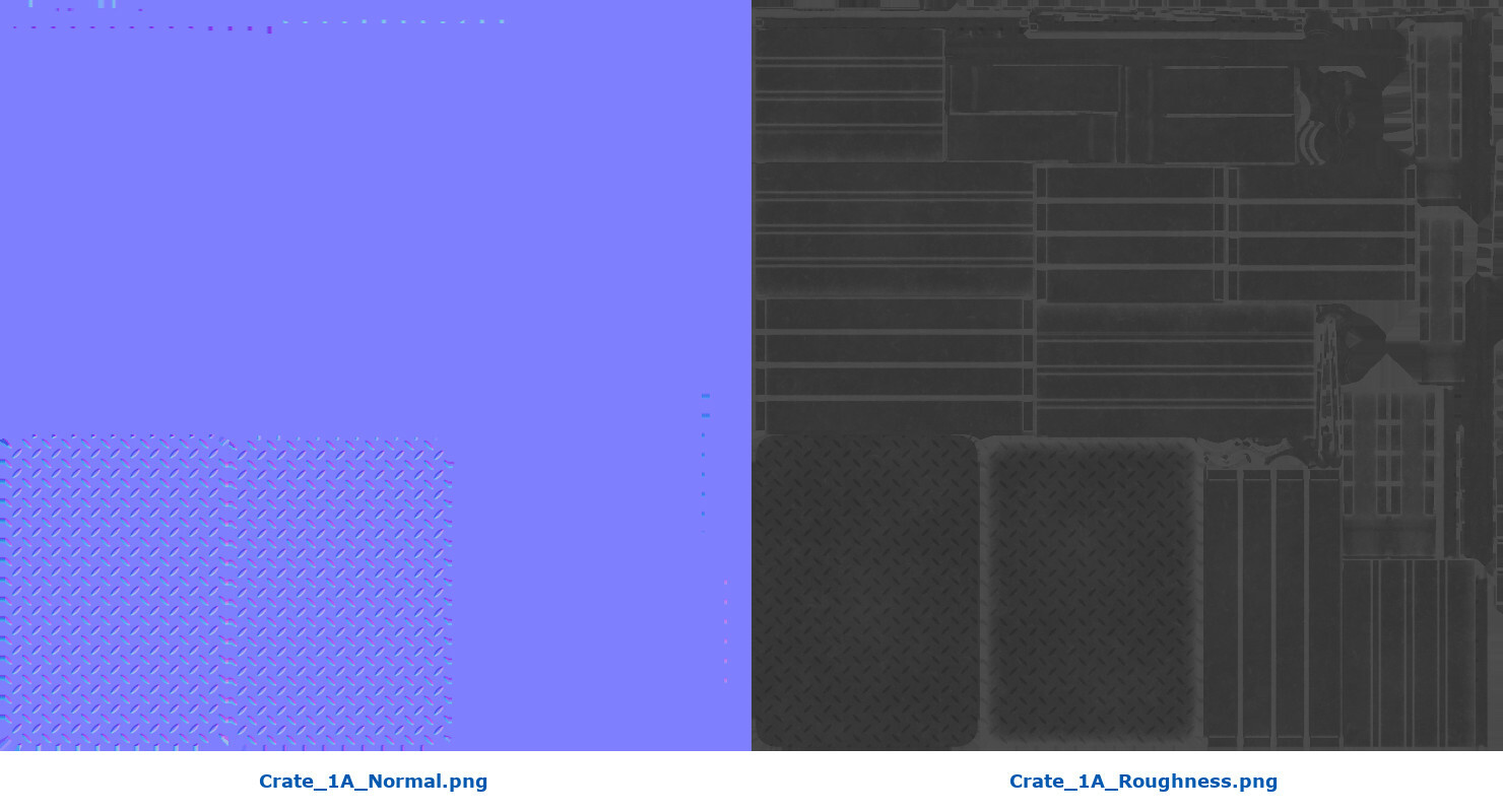 ArtStation - Crate 1A | Game Assets