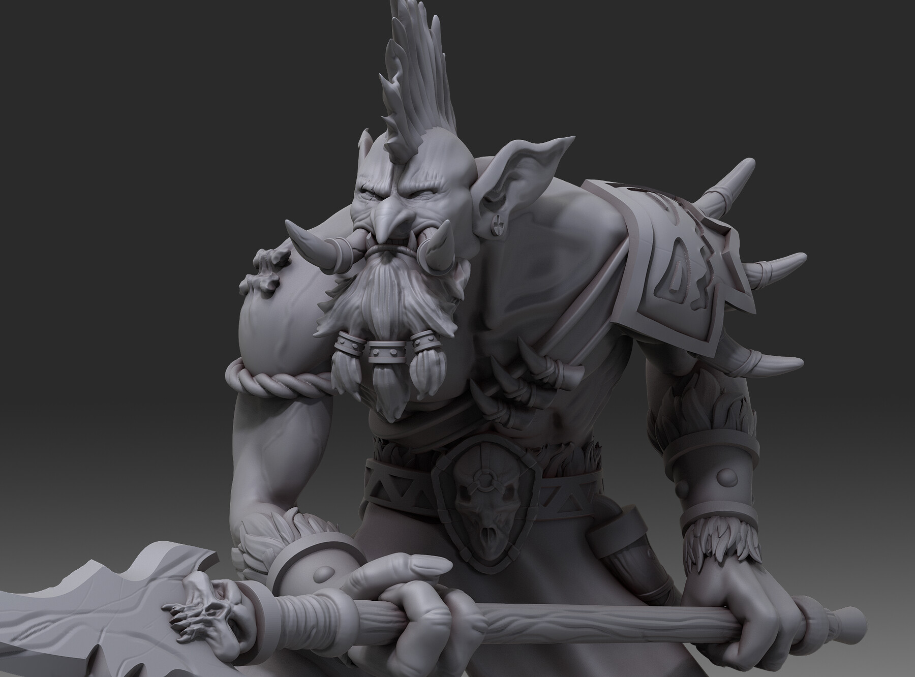 ArtStation - Vol'Jin miniature ready stl/obj file | Resources