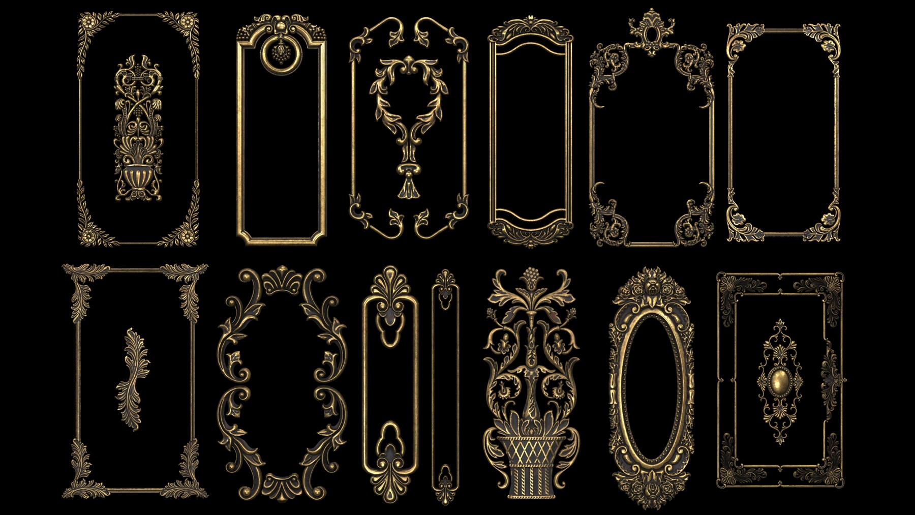 ArtStation - Collection of classical panels | Resources