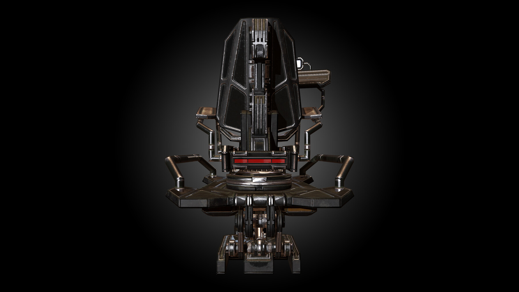 ArtStation - Cockpit Chair 'B' (LP) | Game Assets