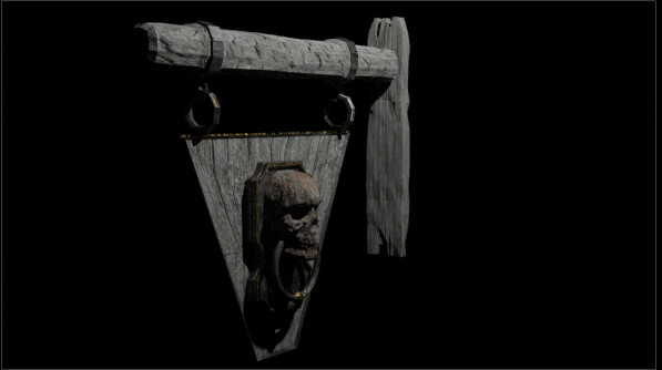 ArtStation - Medieval Sign | Game Assets