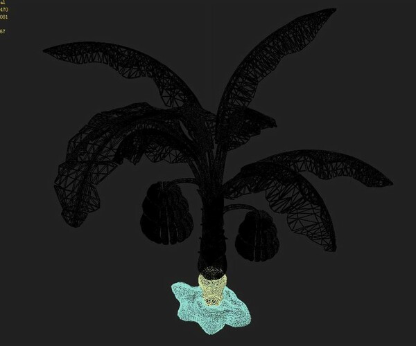 ArtStation - Empty mulberry - banana tree 01 | Resources