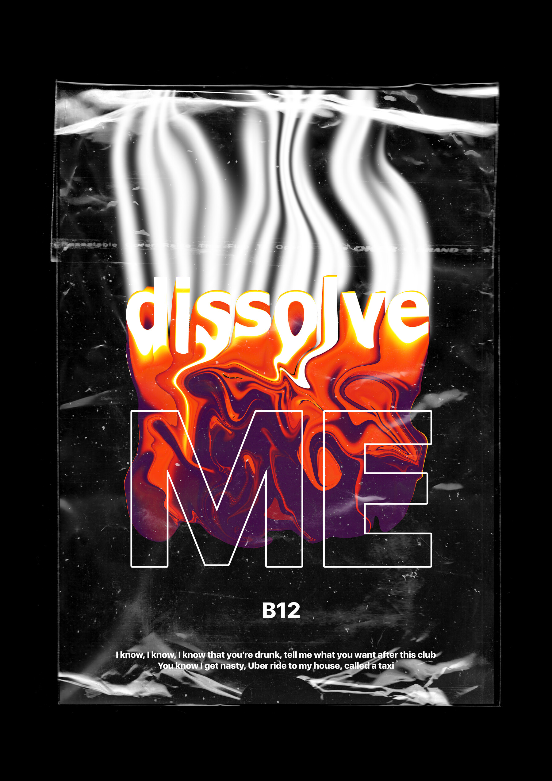 ArtStation - Posters "Dissolve me" | Artworks